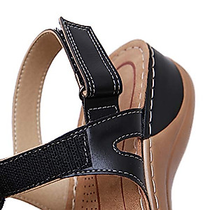 Women's Walking Sandals, Arch Support Trail Outdoor Hiking Sandals, Strap Sport Sandals, Summer Water Shoes