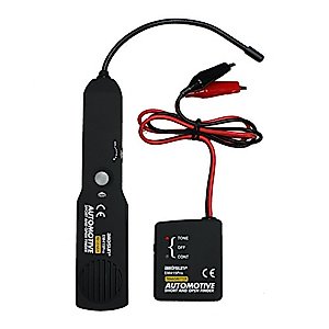 ALLOSUN Automotive Cable Wire Tracker Car Tracer Finder Test Short & Open DC 6~42 Volts, Black (EM415PRO)