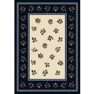 Milliken Signature Francesca 4887C / 12000 7'7" x 7'7" Sapphire Round Area Rug