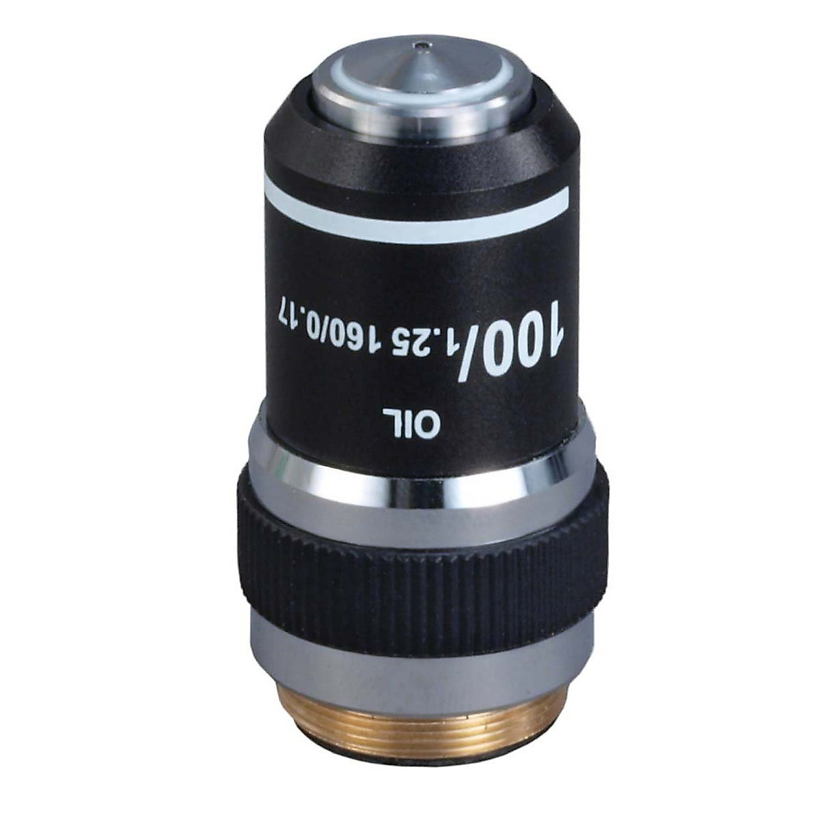 OMAX 100X (Oil, Spring) Achromatic Compound Microscope Objective Lens