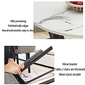 Simple Table and Chair Set Modern Living Room Table and Chair Combination Home Kitchen Solid Wood Dining Table 4 Cotton Linen Chairs Nordic Design Style Office Reception Table Coffee Shop Bedroom