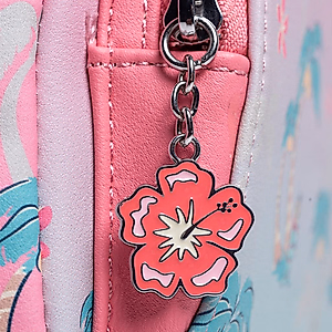 Loungefly x Disney Lilo & Stitch Palm Tree Stitch and Scrump AOP Backpack