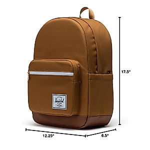 Herschel Pop Quiz Backpack, Kelp/Vermillion Orange, Classic 22L