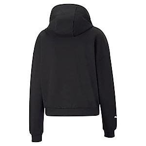 PUMA Women's Standard BMW M Motorsport Essentials Logo Hoodie, Puma Black, Large