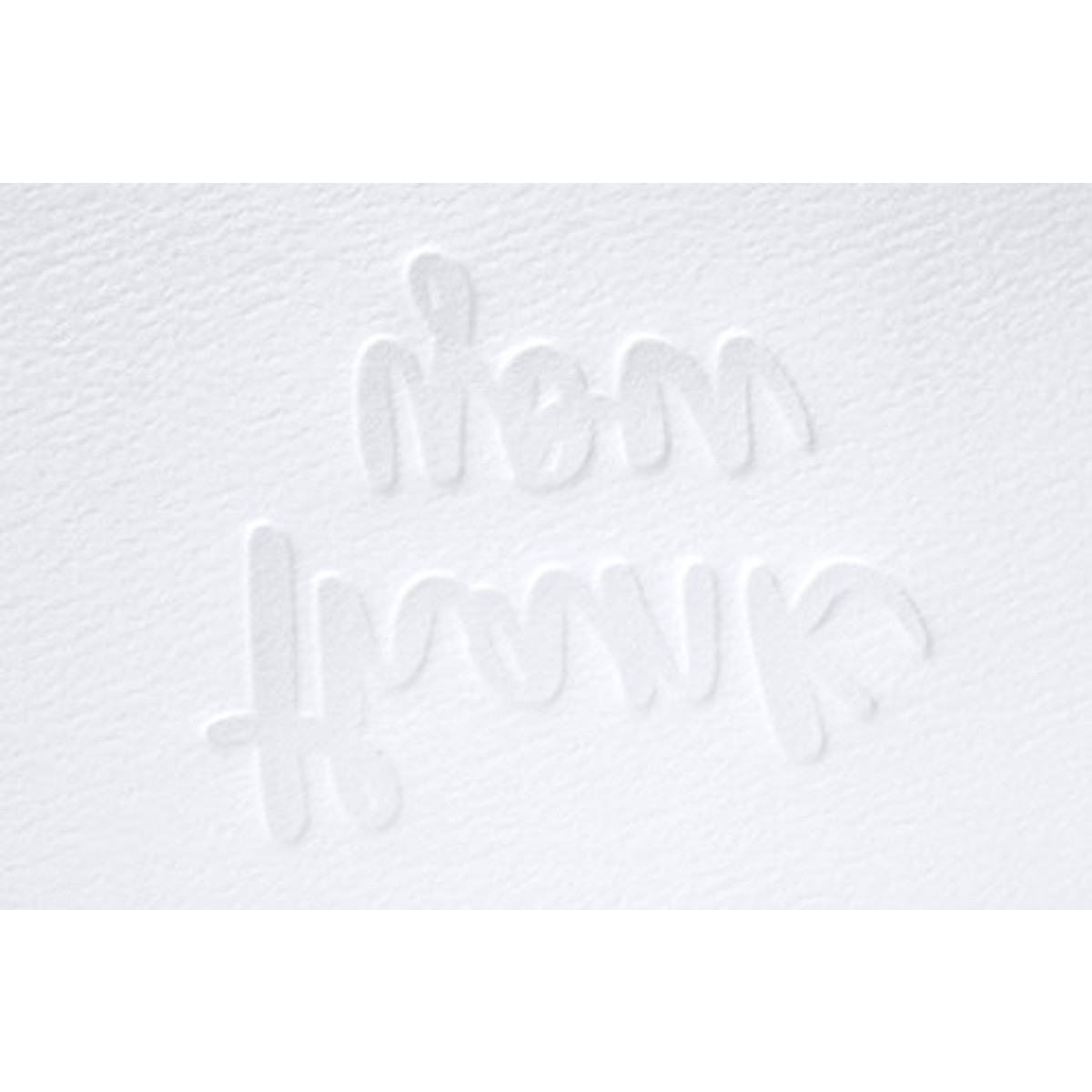 Luxury Gold Foil Letterpress Thank You Cards and Gray Envelopes 20 Pack - Opie's Paper Company (Gold)