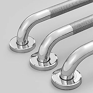 Stainless Steel Slip Shower Safety Support Handle Towel Rack for Bathroom Bathtub Kitchen Come with Mounted Screws