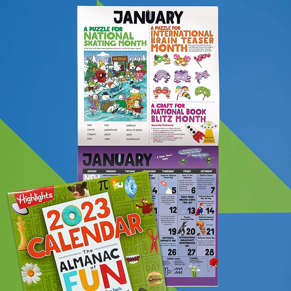 Highlights 2023 Almanac of Fun + Almanac Calendar