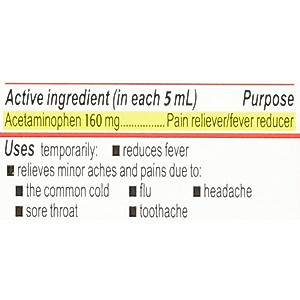 Infants' Tylenol Acetaminophen Liquid Medicine, Cherry, 2 fl. oz