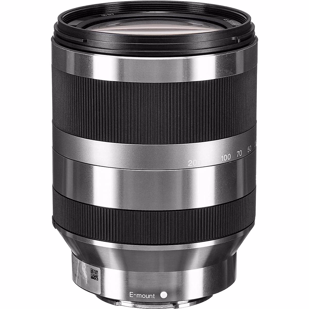 Sony Alpha SEL18200 E-Mount 18-200mm F3.5-6.3 OSS Lens (Silver)