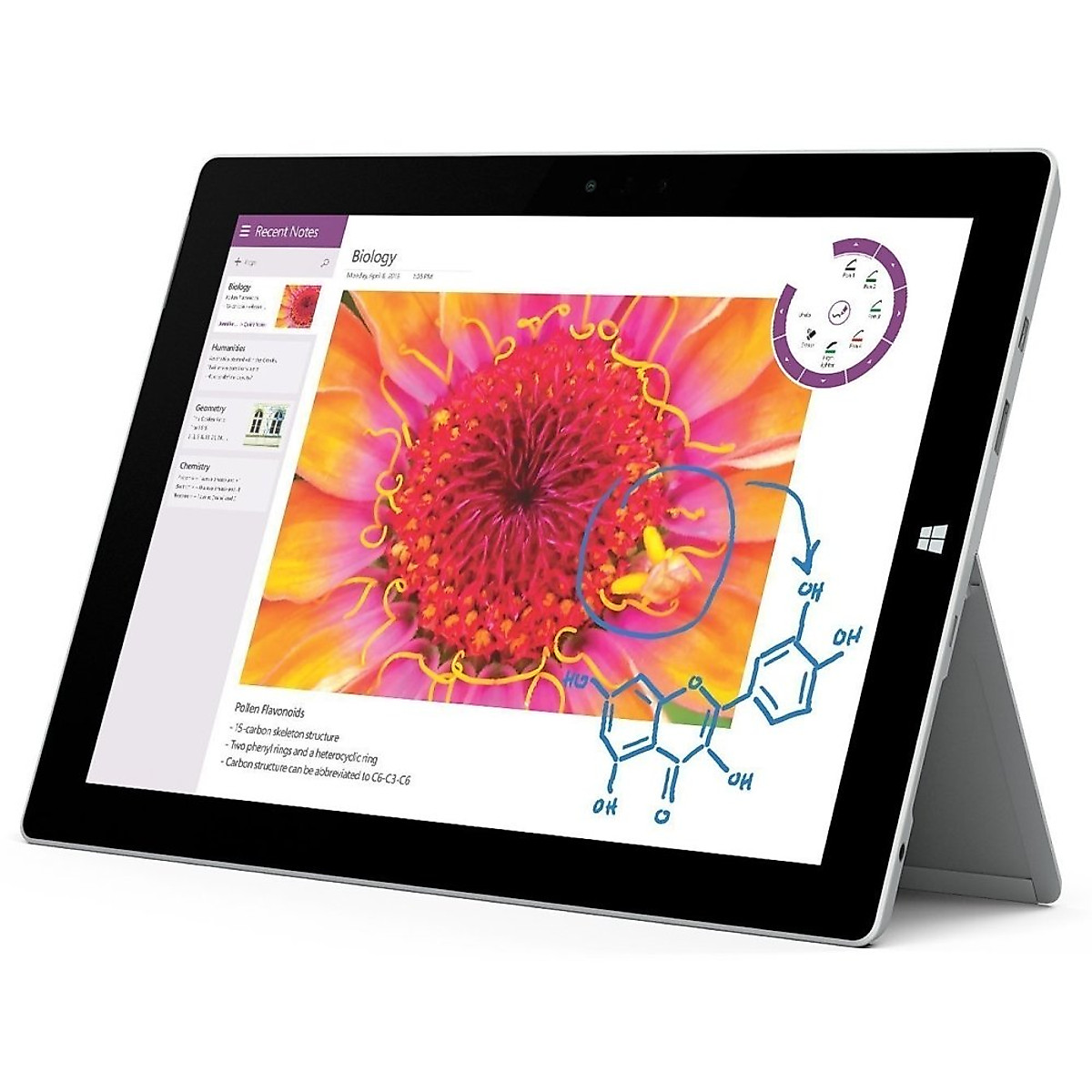 Microsoft Surface Pro 3 Tablet (12-Inch, 128 GB, Intel Core i3, Windows 10) (Surface) (Renewed)