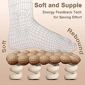 Massage Bubble Slides for Women Men, Non-slip Summer Bubble Slippers, Soft EVA Foam Golf Ball Slides, Cloud Cushion Thick Sole Spa Slides Slippers for Gym Shower Bedroom Home Sandals