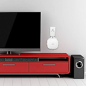 Wall Mount for eero Pro 6, Space-Saving Outlet Mount for eero Pro 6 Tri-Band mesh Wi-Fi 6 for Wide WiFi Coverage and Cord Arrangement(2 Pack)