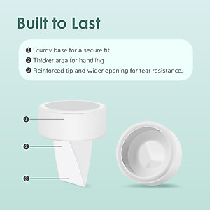 Maymom Backflow Protector Duckbill Valve Tubing Compatible with Spectra S1 S2 Pump Parts Replace Duckbill Valve Spectra Backflow Protector Spectra Tubing Not Original Spectra Replacement Pump Parts