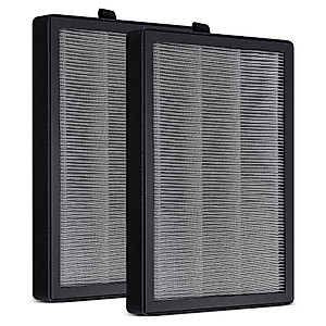 DeedMo Air Purifier Replacement Filter, Compatible with AP-1273, 3-in-1 True HEPA, Eliminate Smoke, Cooking Odor and Dust, 2 Pack