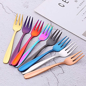 Do Buy 5.5 Inch Salad Forks Appetizer Forks Dessert Fork, Set of 8