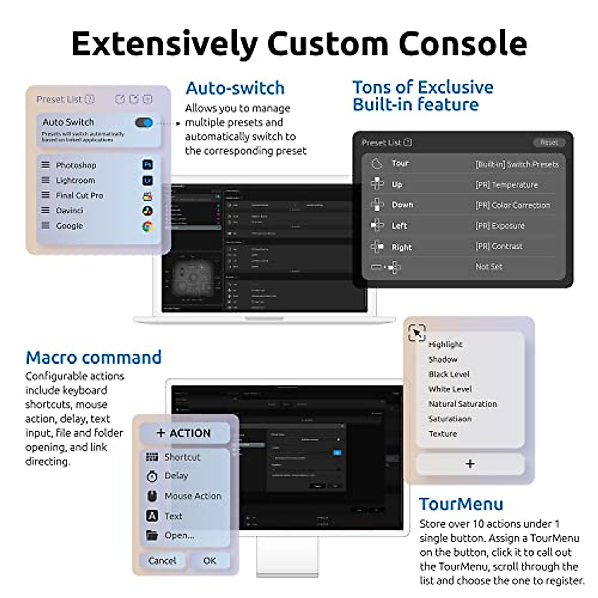 TourBox NEO Set + TourBox Elite (White)