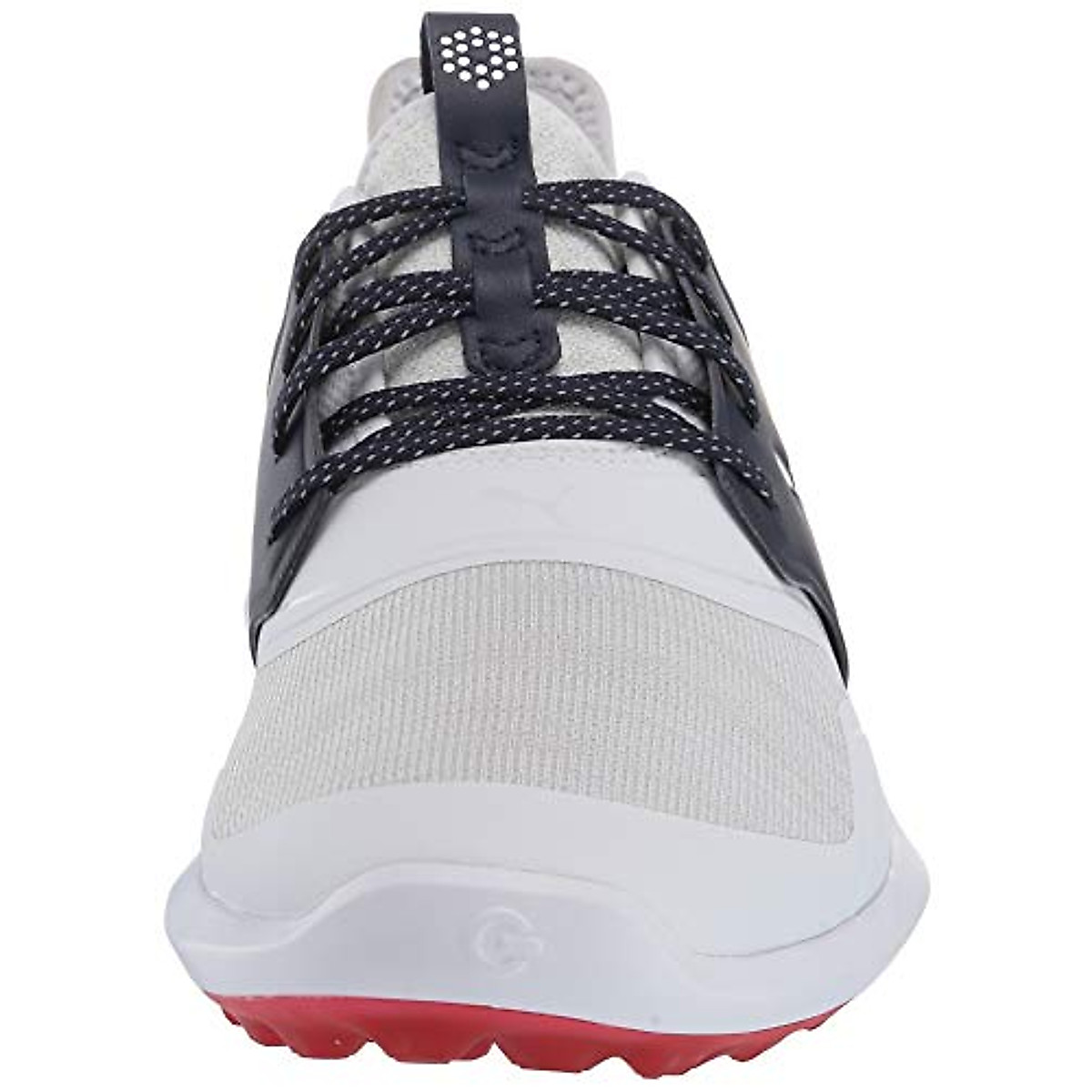 Puma Golf Men's Ignite Nxt Lace Golf Shoe, Puma White-Puma Silver-Peacoat, 12 M US