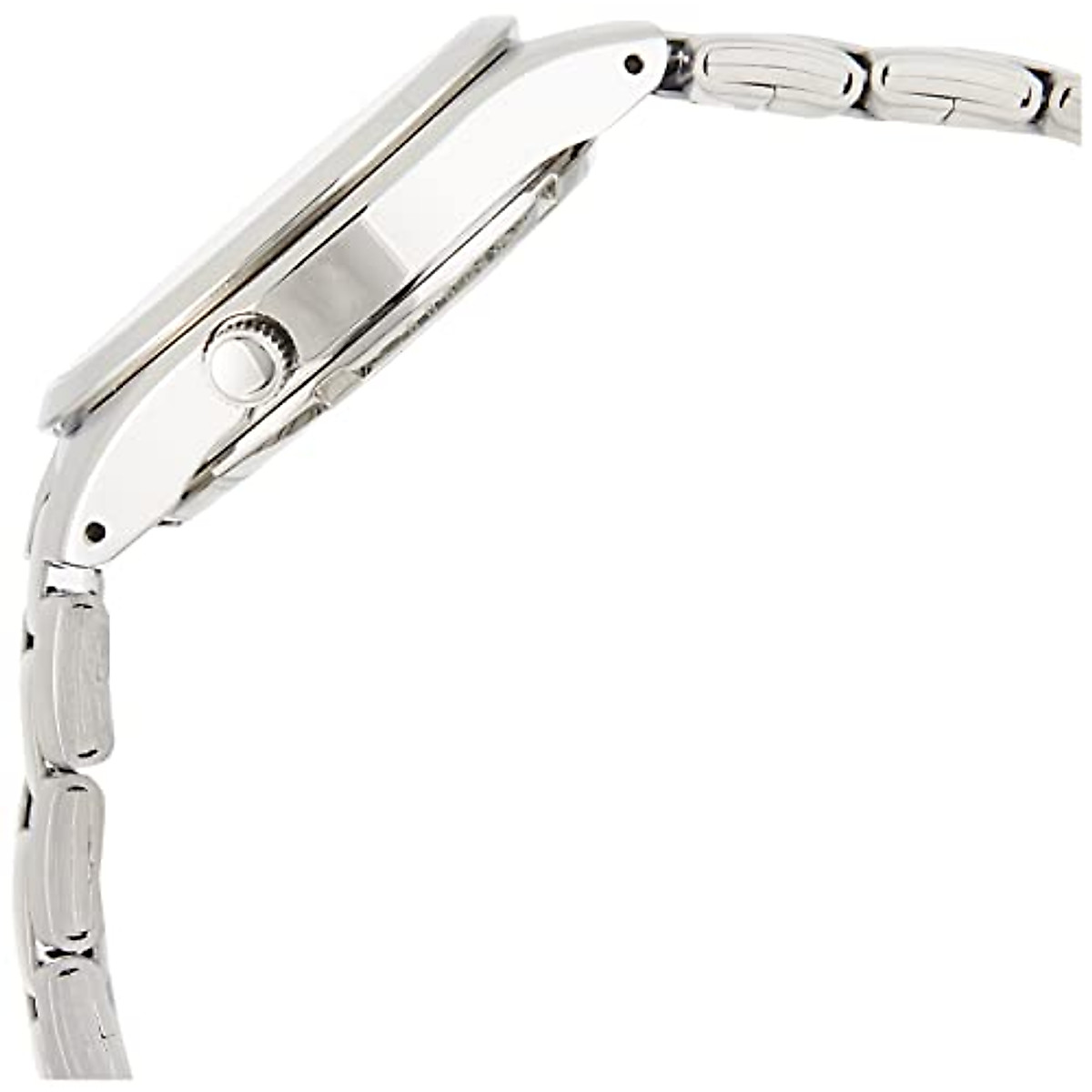 Seiko Men's 5' Japanese Automatic Stainless Steel Casual Watch, Color: Black dial (Model: SNK617)