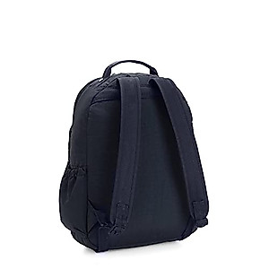 Kipling Women's Seoul 15" Laptop Backpack, Durable, Roomy with Padded Shoulder Straps, Bag, True Blue Tonal 2, 12.75" L x 17.25" H x 9" D