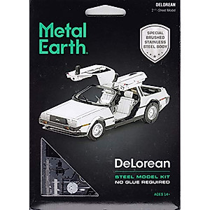 Fascinations Metal Earth Delorean 3D Metal Model Kit