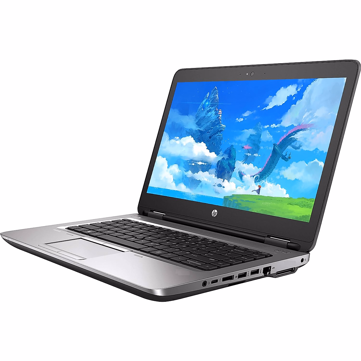 HP ProBook 640 G2 14" Anti-Glare Full HD FHD (1920x1080) Business Laptop (Intel Core i5-6300U, 16GB R4 Memory, 256GB NVMe PCIe DDm.2 SSD) Win 10 Pro Professional 64 bit (Renewed)