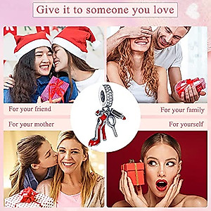 LONGLUCK 925 Sterling Silver Bead Charm for Pandora Charms Bracelets and Necklaces for Woman 5A Cubic Zirconias Dangle Pendant,Jewelry Bead