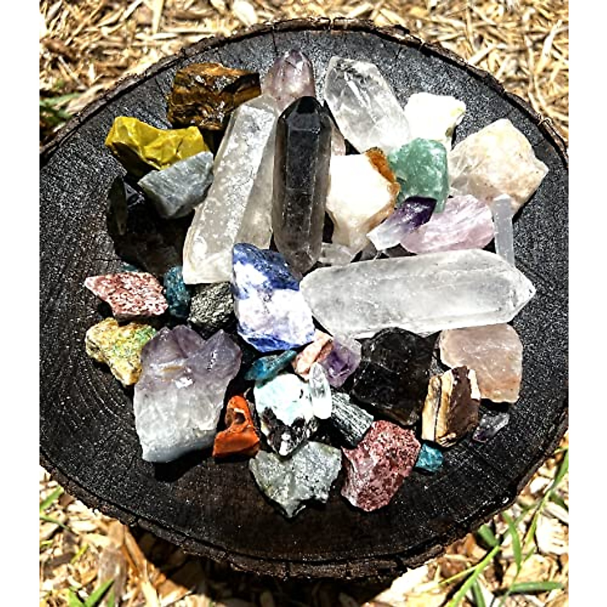 "MOTHERLODE" Gemstone Paydirt - 18LB Jumbo Bag XL Gemstones Inside