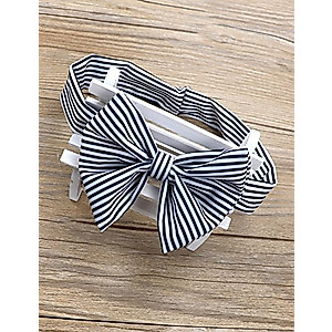 Baby Girl Swimsuit Ruffles One Piece Swimsuit Striped Beach Baby Girl Bathing Suit Bikini Infant Girl Swimwear Headband 2 Pcs Set 0-3T Black