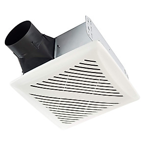 Broan-NuTone AE50110DCS Flex DC Series ENERGY STAR Certified Bathroom Ventilation Fan, Medium, White