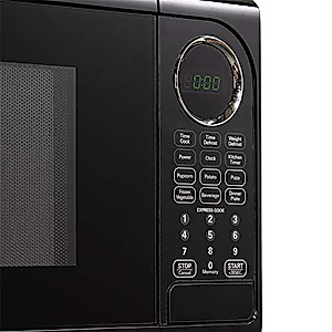 Tough Grade RV Microwave | .9 Cubic Ft Black Microwave with Trim Kit | 900 Watt | EM925ACW-B
