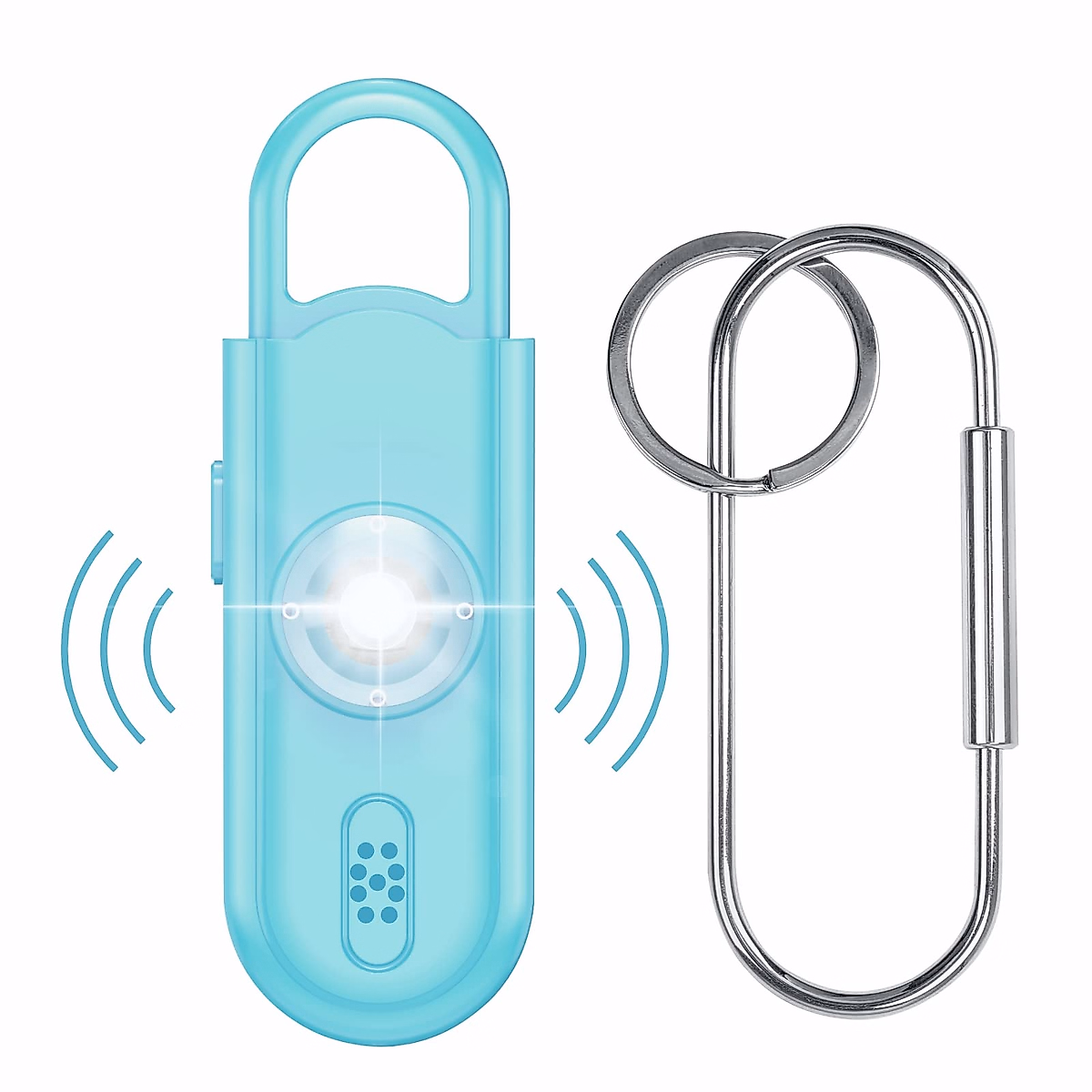 Personal Safety Alarm for Women Girls, 130dB Loud Siren with Key Chain, SOS Strobe Light, Flashlight Help Kids, Elders, Students Emergency Call, Back to School Gift Idea for Self Defense Devices