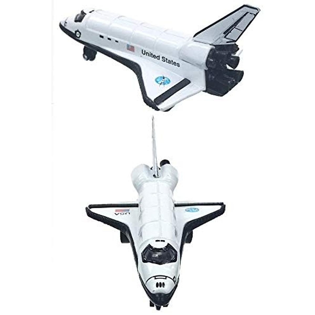 Rhode Island Novelty 5 Inch Diecast Pullback Space Shuttle, One Space Shuttle