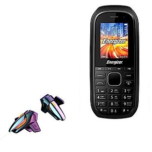 BoxWave Gaming Gear Compatible with Energizer Energy E12 (Gaming Gear by BoxWave) - Touchscreen QuickTrigger, Trigger Buttons Quick Gaming Mobile FPS for Energizer Energy E12 - Jet Black