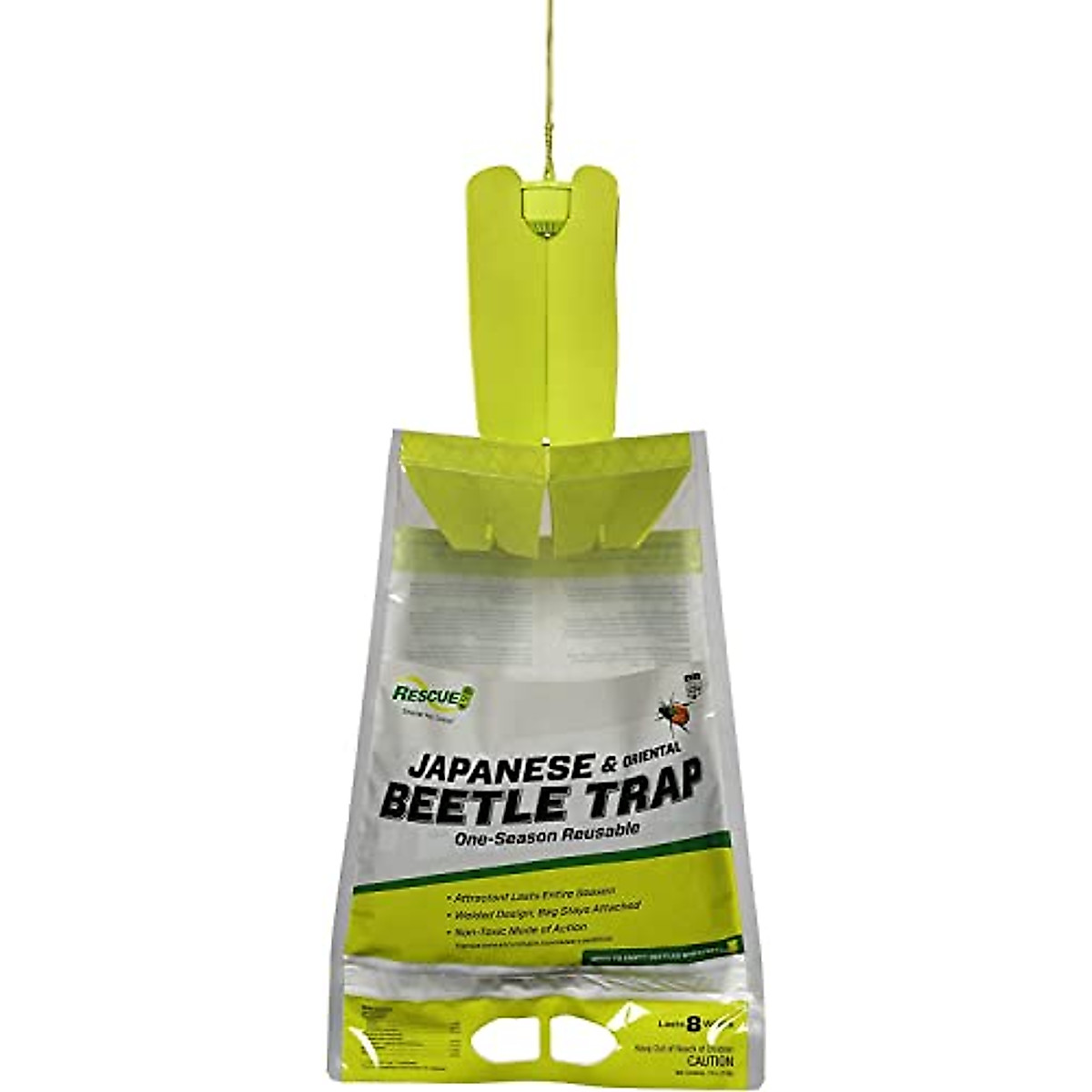 Rescue JBTZ-DB12 One Season Reusable Japanese & Oriental Beetle Traps - Quantity 5