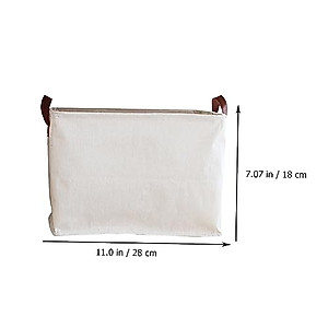 ANDRESLAD Storage Basket Toys for Desktop Basket Toy Organizer Sundries Holder Toy for Home Fabric Storage Bin Storage Bins Cloth Storage Bin White Pe Waterproof Layer