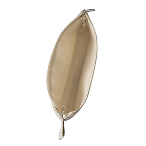 BUMBLE CRAFTS 4 PC Multipurpose Pencil Case Pouch with Zipper, Multipurpose Stationary, Pen Pencil Case, 9” x 3.5", 100% Cotton Canvas - Natural