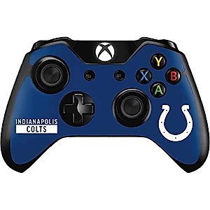 Skinit Decal Gaming Skin Compatible with Xbox One Controller - Officially Licensed NFL Indianapolis Colts Blue Performance Series Design