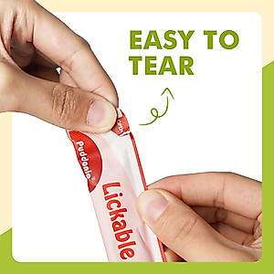 Puddonio High Meat Content Lickable Wet Cat Treats, Healthy Squeezable Soft Puree Cat Snacks - 0.5 Ounces Each Tube, 10 Tubes