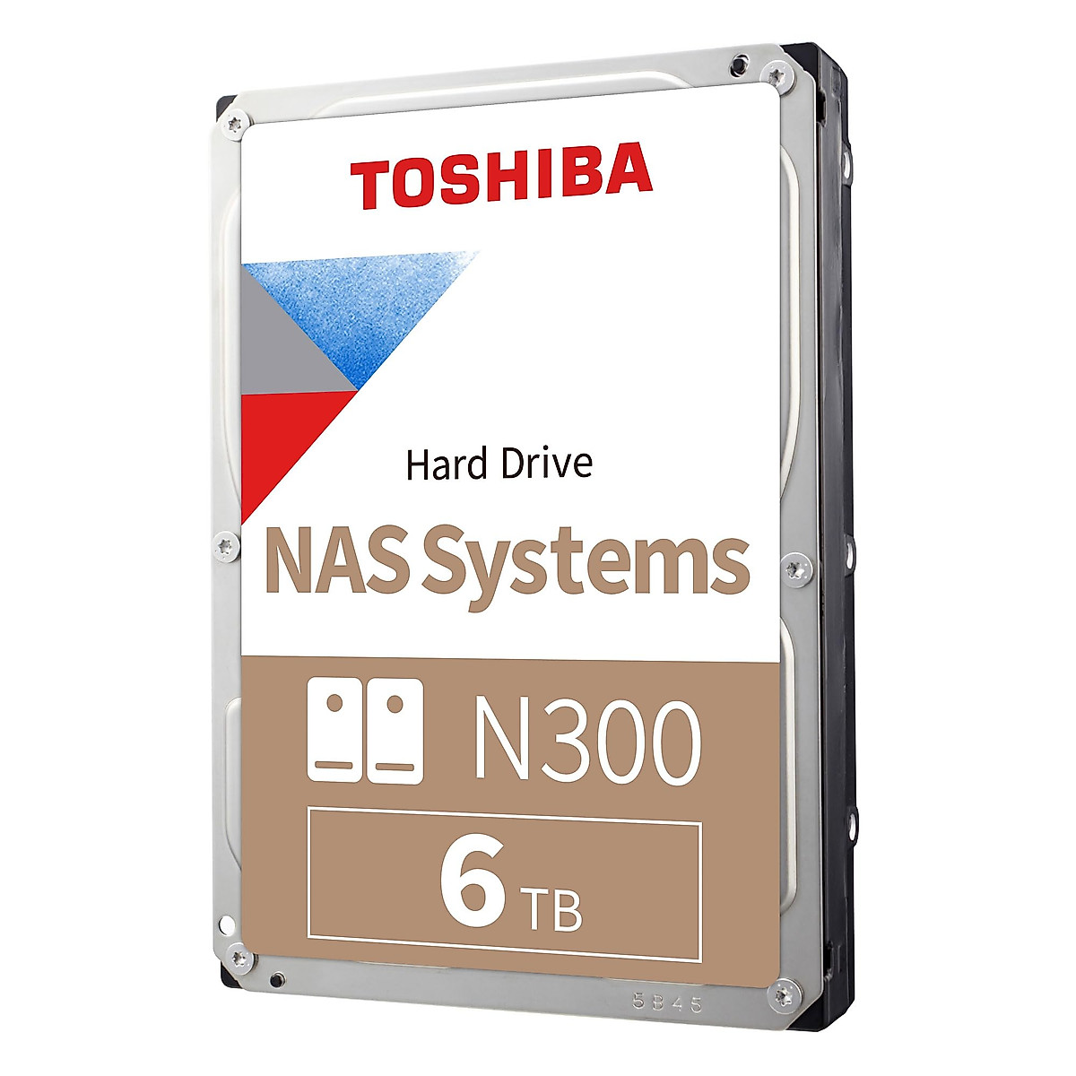 Toshiba 6TB N300 Internal Hard Drive - NAS 3.5 Inch SATA HDD Supports Up to 8 Drive Bays Designed for 24/7 NAS Systems, New Generation (HDWG480UZSVA)