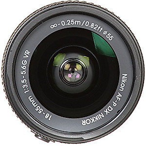 Nikon 18-55mm f/3.5-5.6G VR AF-P DX Zoom-Nikkor Lens - (Renewed)