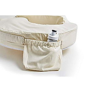 My Brest Friend Original Nursing Posture Pillow With Organic Cotton Slipcover, Cream