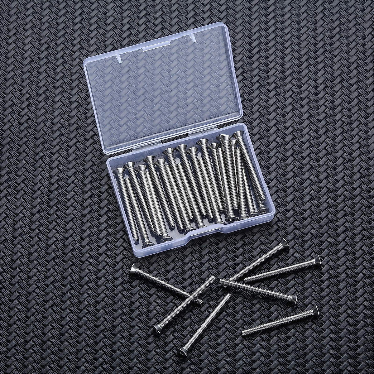 Ripeng 30 Pieces Extra Long Outlet Screws Machine Long Electrical Outlet Screws Device Mounting Electrical Extender for Fix Wonky (6-32 x 1-1/2 Inches)