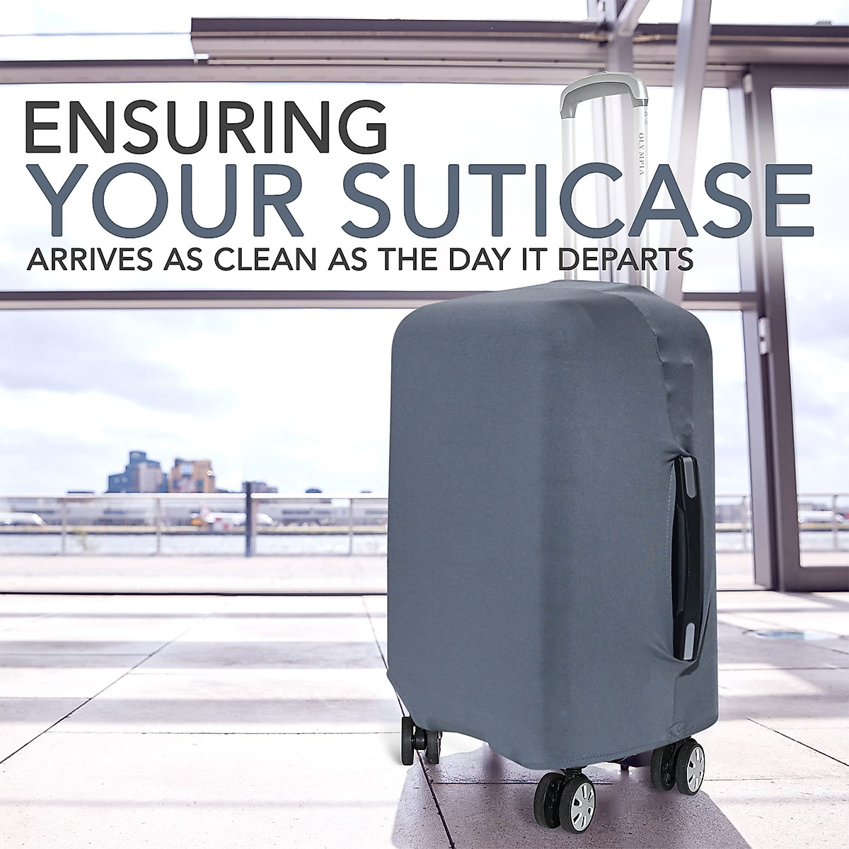 Stromguard Travel Luggage Cover I TSA approved Suitcase Protector I Luggage Covers for Suitcase I Suitcase cover Bag I Luggage protector I Durable & Washable I carry on luggage cover protector