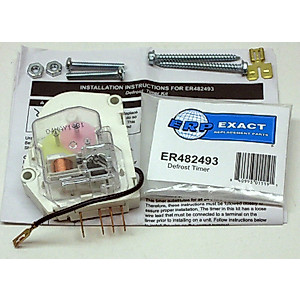 Refrigerator Defrost Timer Control Genuine OEM PARTS W10822278 Replacement for numbers 4339856 945486 1127570 2154912 943428 851160 480561 483212 2188371 1127591 W10822278 PS376605 AP3110896