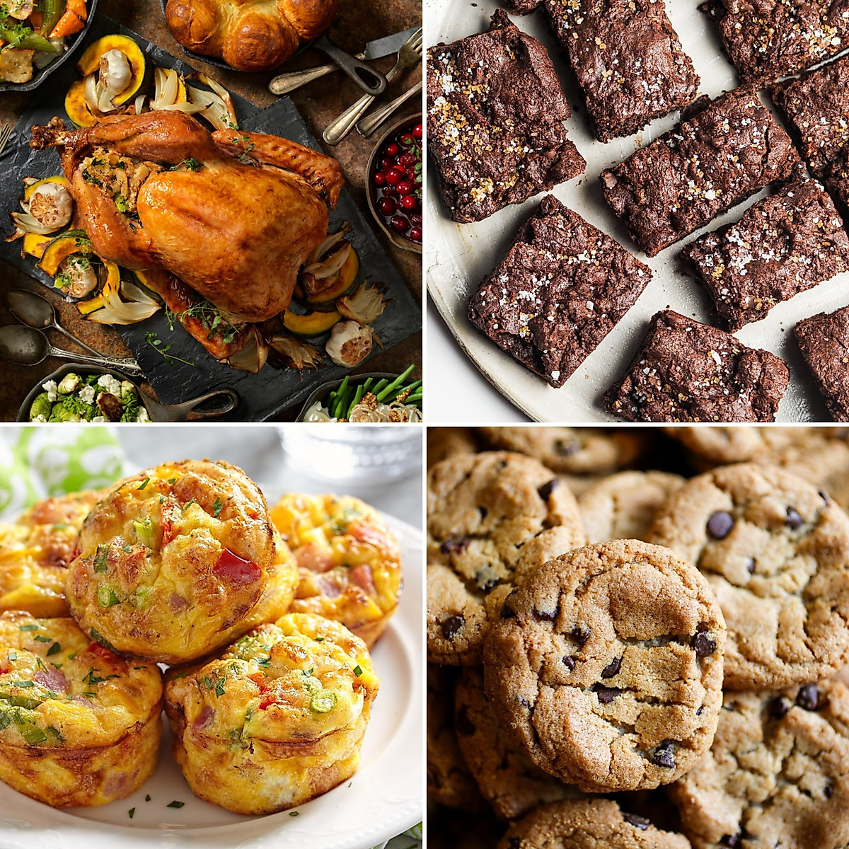 Baker's Secret Stackable Baking Set of 5 Bakeware Pans, Bakeware Set, Baking Pan Set Includes Muffin Pan, Roaster Pan, Square Pan, Cookie Sheet, Loaf Pan, Easy Store, Dishwasher Safe, Baking Supplies