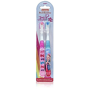 JoJo Siwa Manual Toothbrush, 2 Count (Pack of 1)