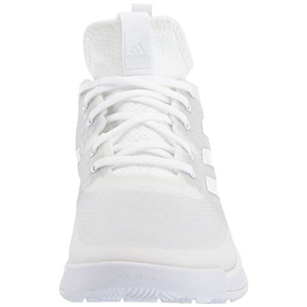 adidas Women's Crazyflight Mid Cross Trainer, White, 13 M US Big Kid