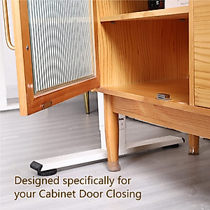 Mousike Cabinet Magnets Magnetic Door Catch Stainless Steel Door Magnet for Kitchen Bathroom Cupboard Wardrobe Closet Closures Cabinet Door Drawer Latch 20 lbs(10Pack)