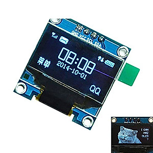 0.96 inch Blue OLED Display Module IIC Serial 128X64 I2C SSD1306 12864 LCD Screen Board GND VCC SCL SDA for Arduino