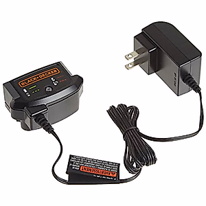 BLACK+DECKER 20V MAX Lithium Battery Charger, Compatible With 12V and 20V Battery, Battery Sold Separately (LCS1620B)